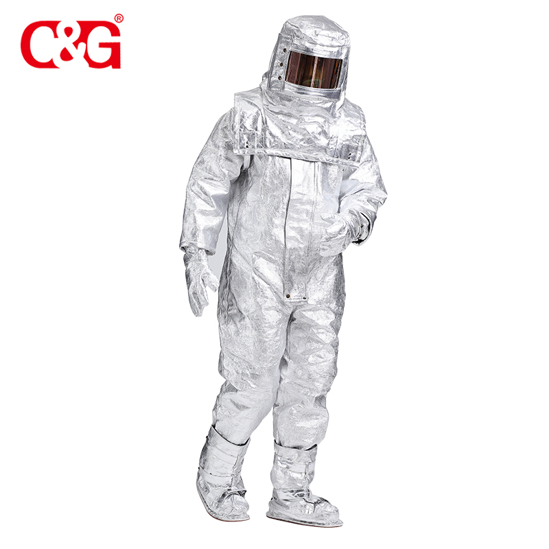 Heat resistant suits, Aluminized thermal insulation clothing, PPE for ...