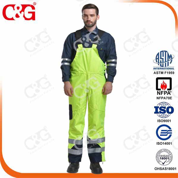 Electrical arc and flame resistant military raincoat with 3m reflective ...