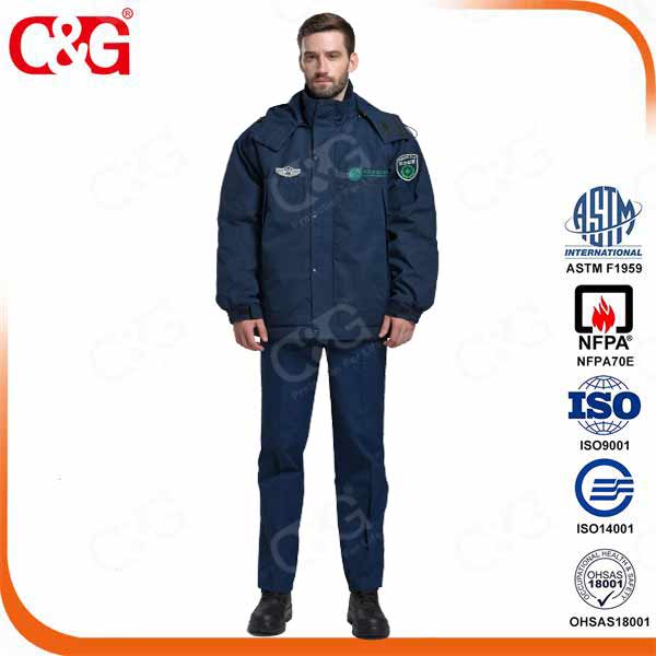 Arc Flash Protection Winter Jacket Working Uniform Workwear 12Cal -C&G ...