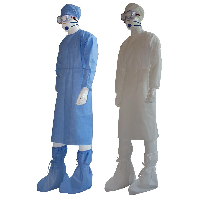SSMMS Disposable isolation Gown with knitted cuffs -C&G Safety