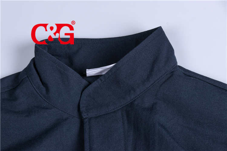 HRC4 40 cal arc flash robe and bib overall, C&G Products Design