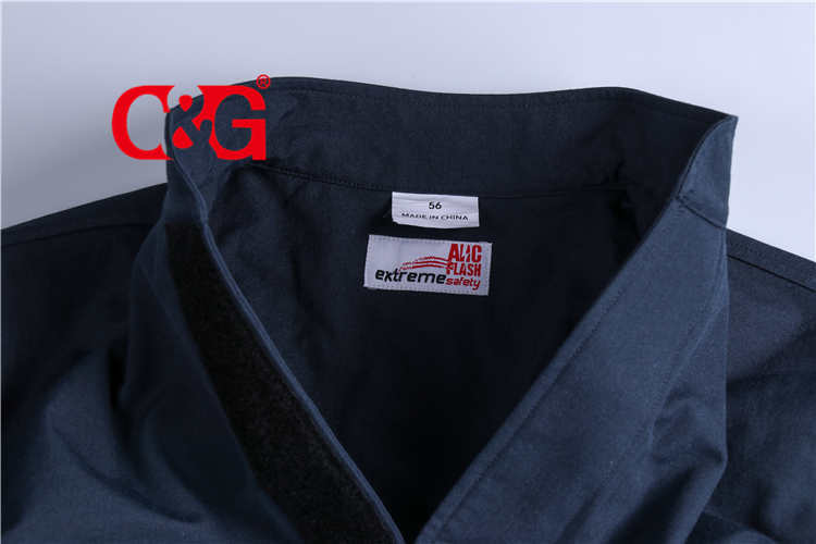 HRC4 40 cal arc flash robe and bib overall, C&G Products Design